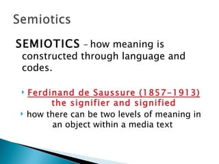 Media language lesson one | PPT | Web Design and HTML | Internet