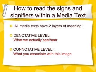 Media language theory | PPT