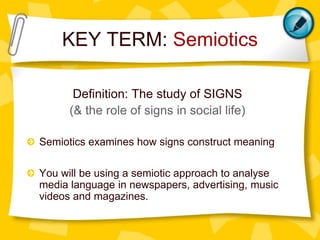 Media language theory | PPTX