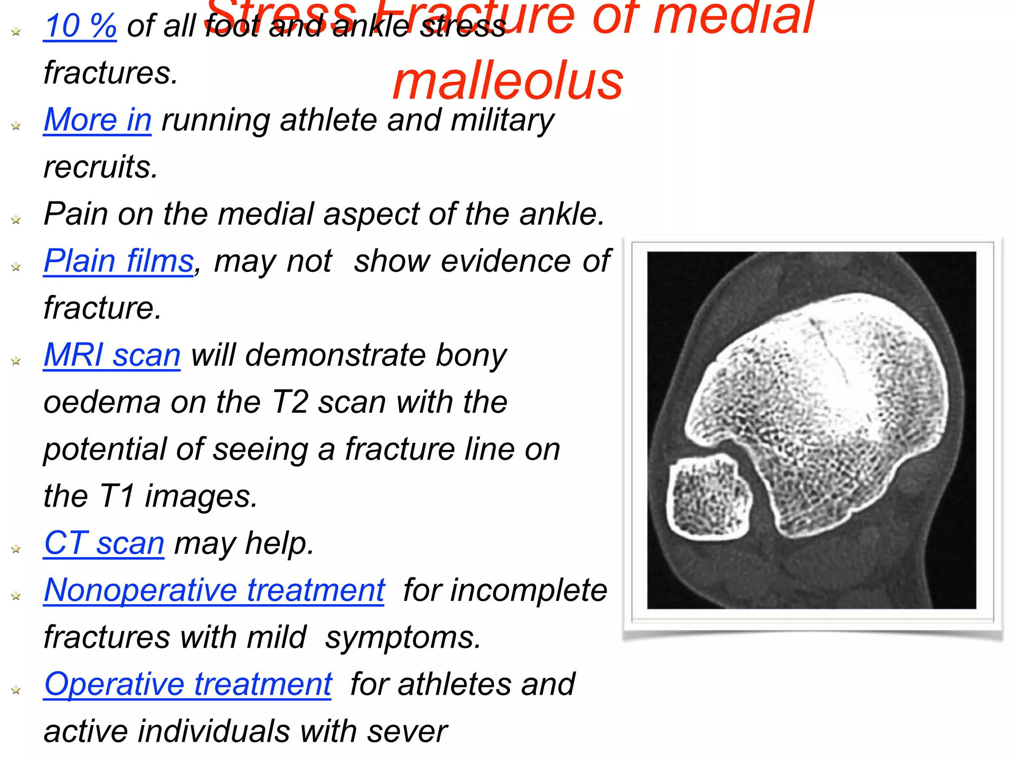 Medial ankle pain | PPT