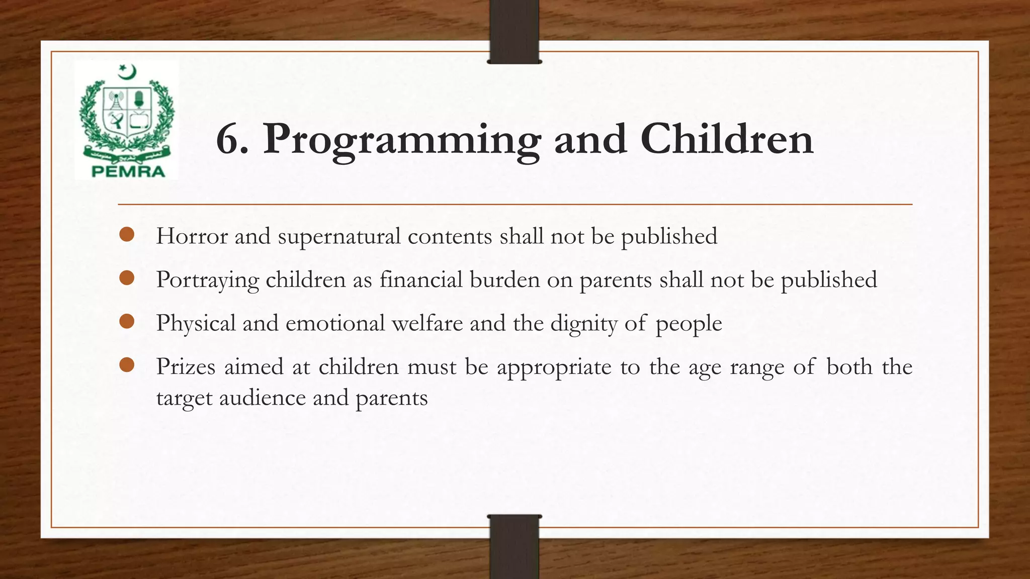 Media Laws in Pakistan & Role of PEMRA | PPTX