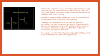 Media layouts of double page spread | PPT