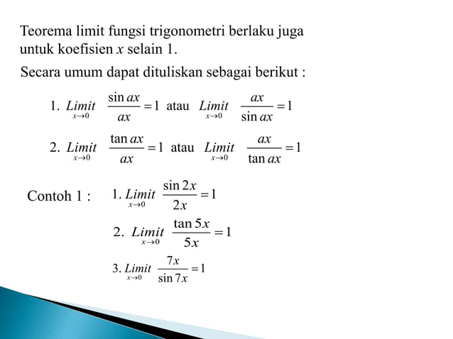 Media presentasi Limit Fungsi Trigonometri.pptx