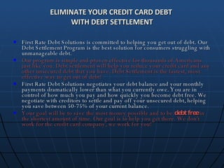Debt Settlement | PPS