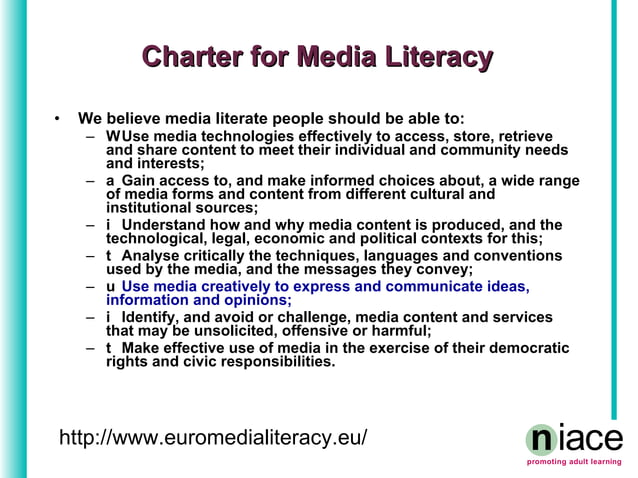 Media literacy | PPT