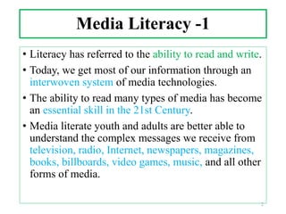 Media Health Literacy | PPT