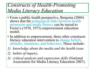 Media Health Literacy | PPT