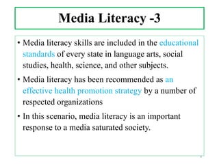 Media Health Literacy | PPT