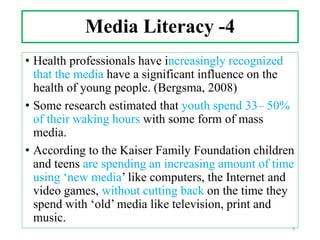 Media Health Literacy | PPT
