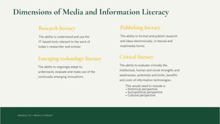 Media Information Literacy (Introduction) | PPT