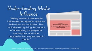 Media Literacy - A Skill for the 21st Century | PDF