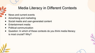 Media Literacy In the Digital Age Century | PPTX