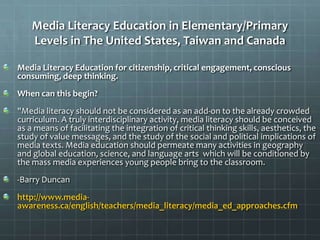 Media Literacy in Education | PPTX