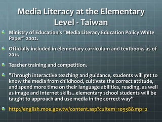 Media Literacy in Education | PPTX