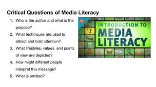 Media Literacy in Action, Chapter 1 | PPTX
