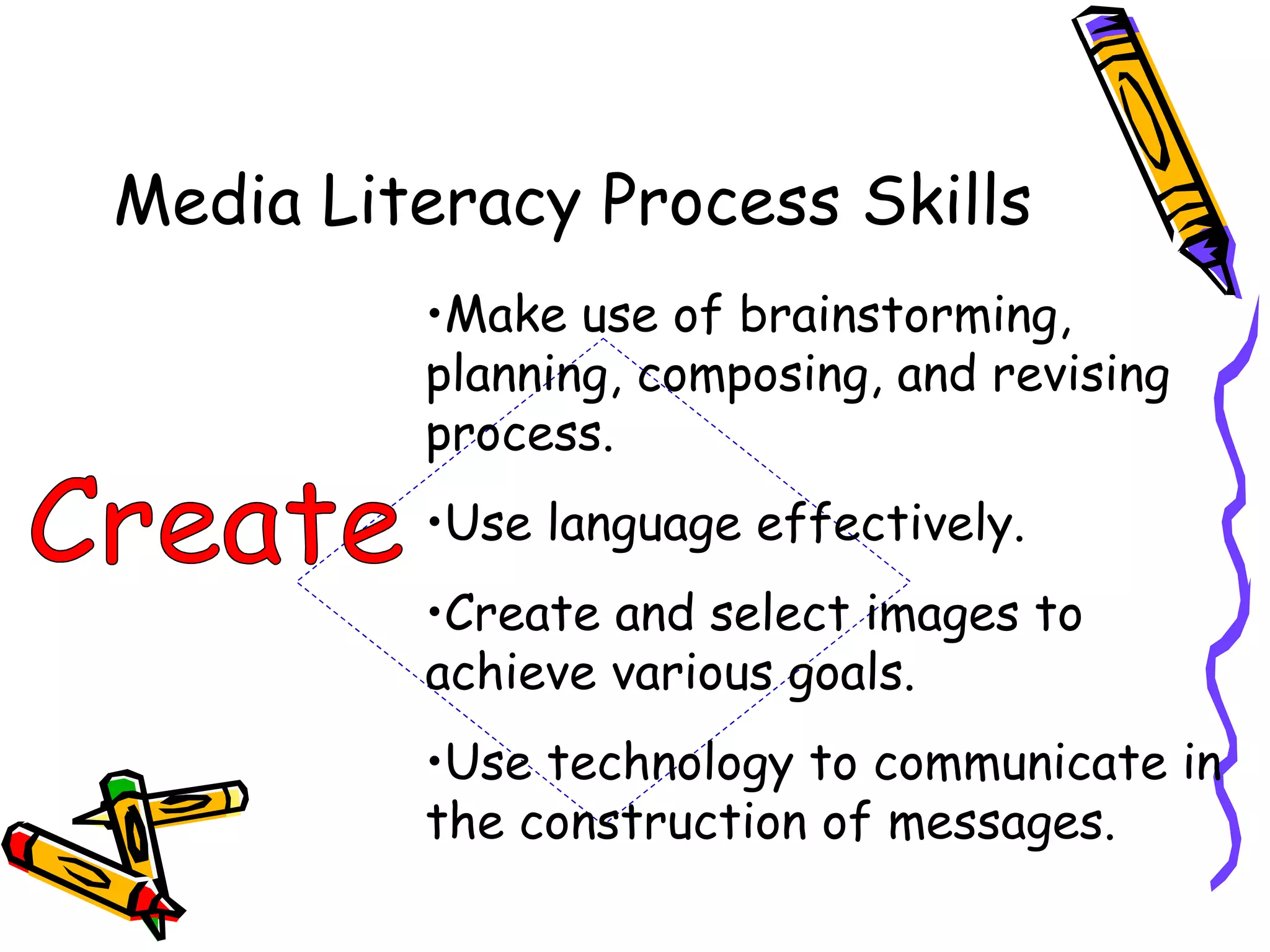 Media literacy introduction | PPT | Family/Children | Genres