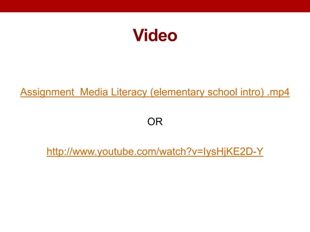 media literacy lesson.ppt | Internet for Beginners | Internet