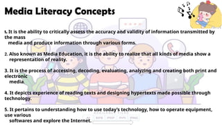 Media literacy MOdule 7.pptx 1st year college | PPTX