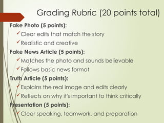 Media Literacy Project - Instructions and Rubric.pptx