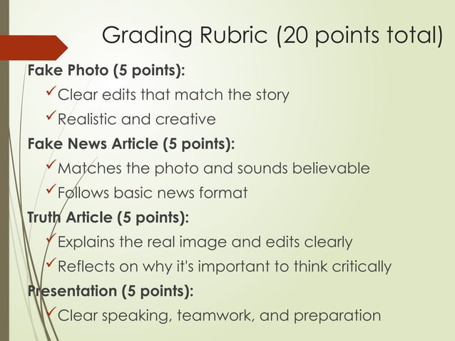 Media Literacy Project - Instructions and Rubric.pptx