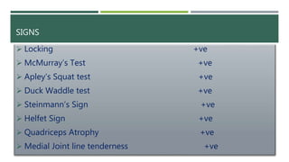 Medial meniscus injury and physiotherapy treatment | PPT