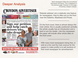 Media Local Newspaper Analysis | PPTX