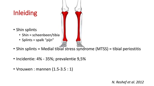 Medial tibial stress syndrome (MTSS) | PPTX