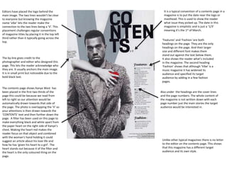 Media magazine analysis | PPT