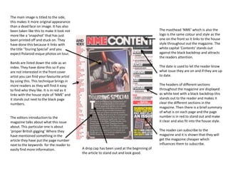 Media magazine analysis | PPT