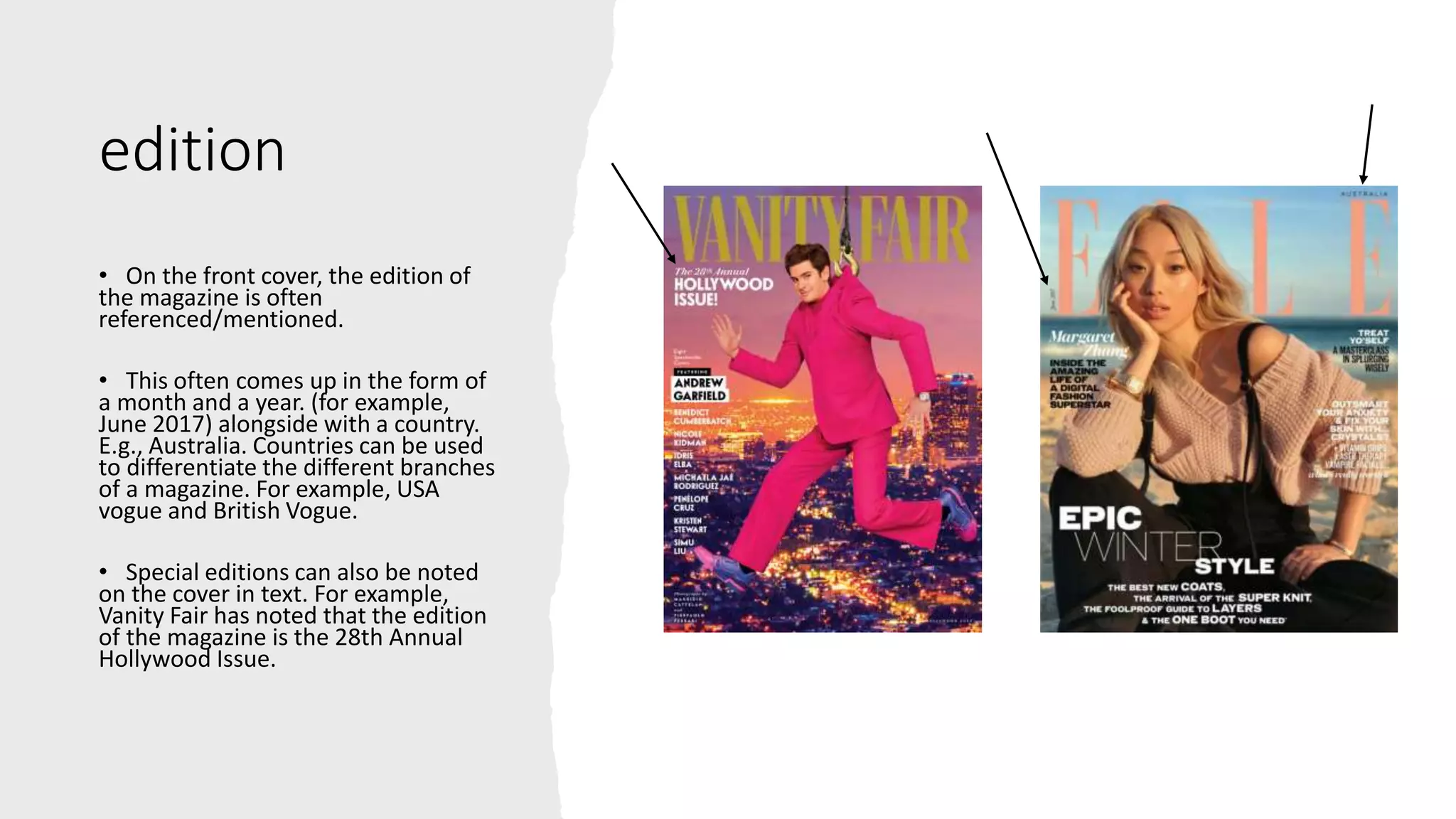 media magazines analysis | PPT