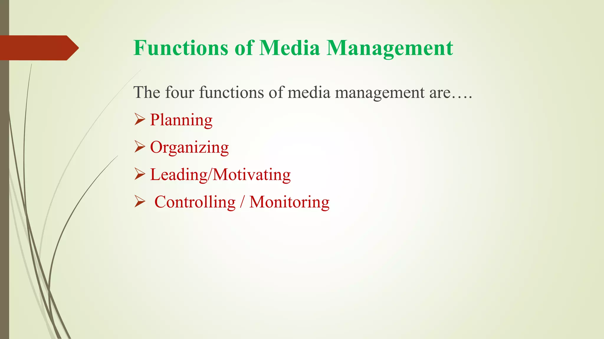 Media management& marketing | PPTX