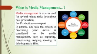Media management& marketing | PPTX