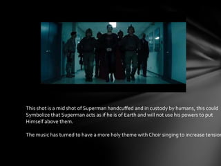 Media man of steel trailer analysis. | PPT