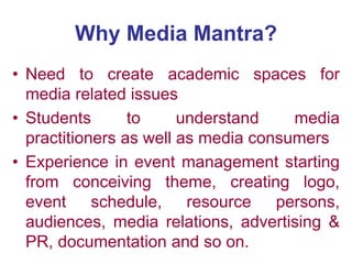 Media mantra flashback 2000 2020 | PPT
