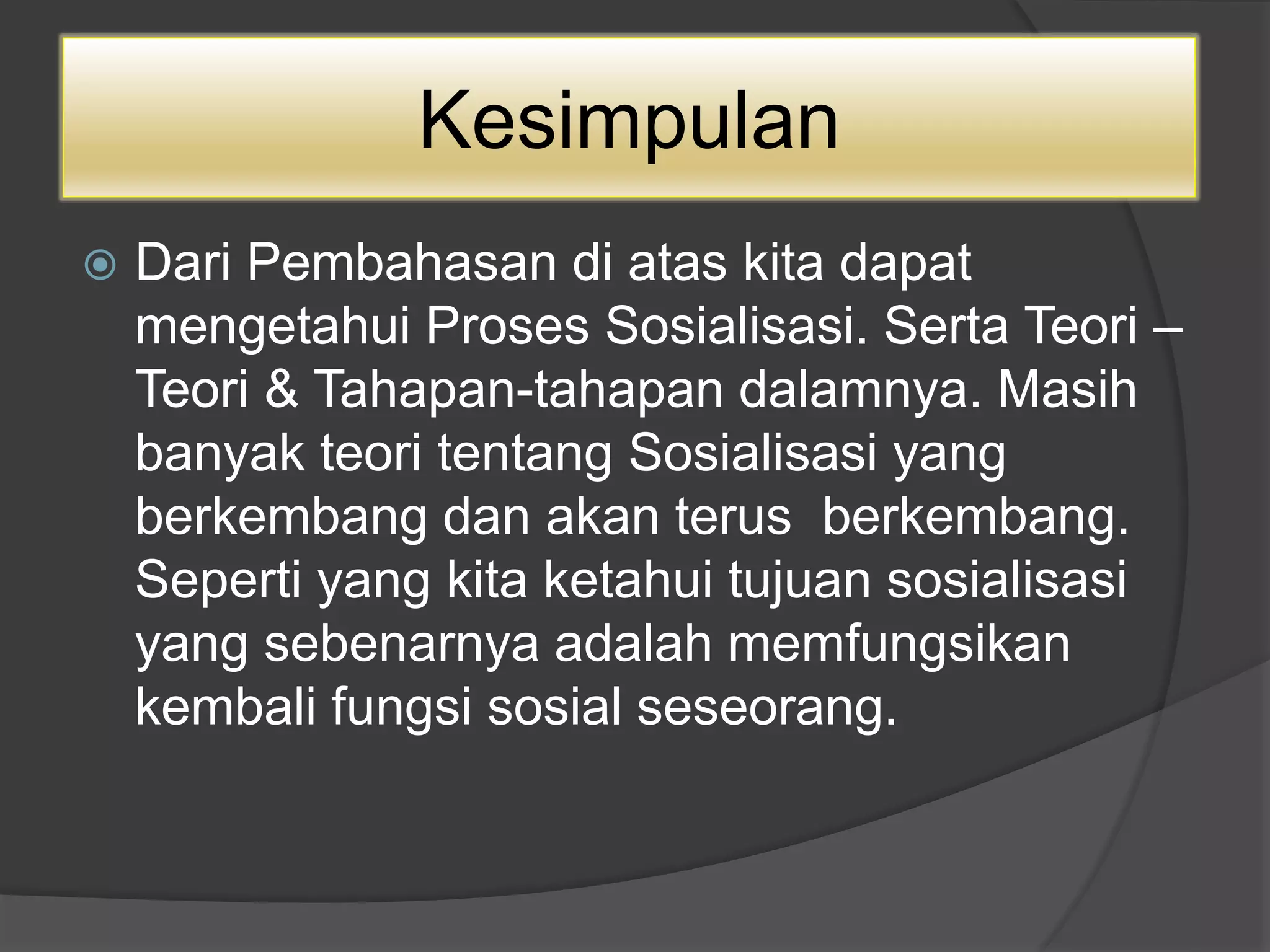 Media massa dan proses sosialisasi | PPTX