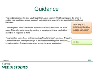 Media messages paper walkthrough | PPTX
