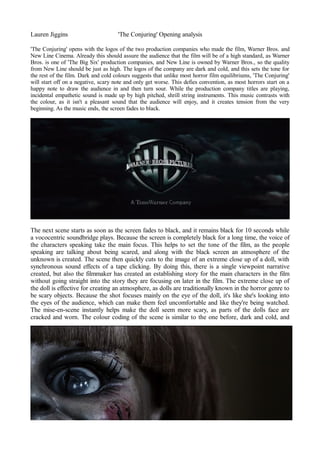 The Conjuring | DOC | Soundtracks, TV and Showtunes | Music