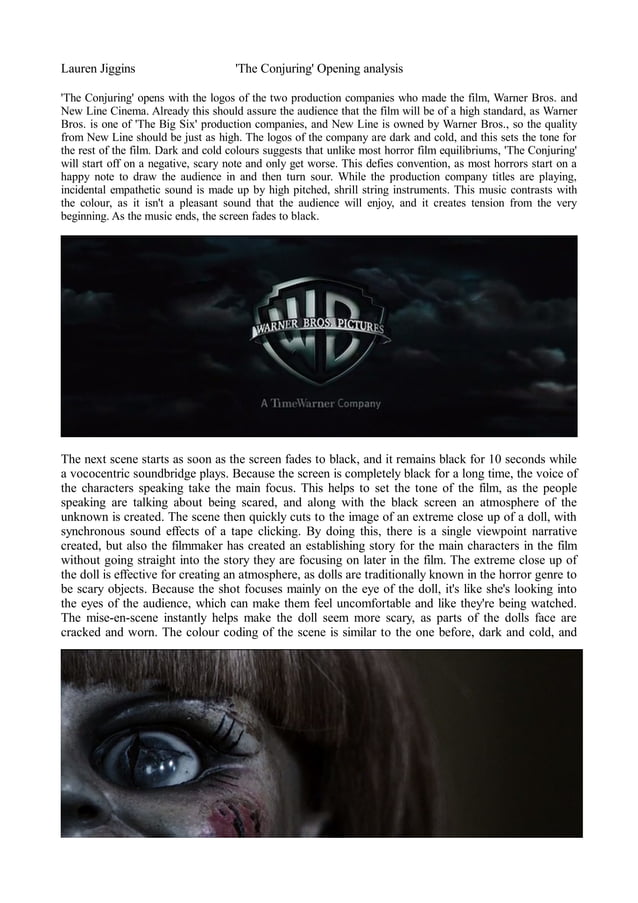 The Conjuring | DOC | Soundtracks, TV and Showtunes | Music