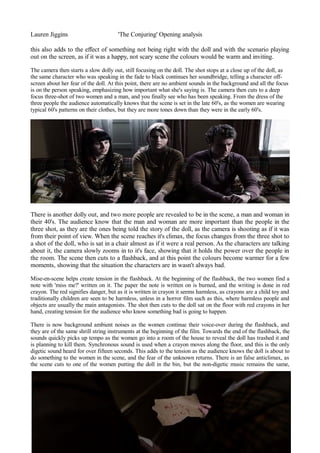 The Conjuring | DOC | Soundtracks, TV and Showtunes | Music