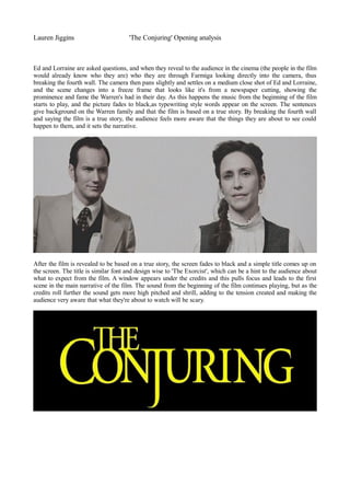 The Conjuring | DOC | Soundtracks, TV and Showtunes | Music