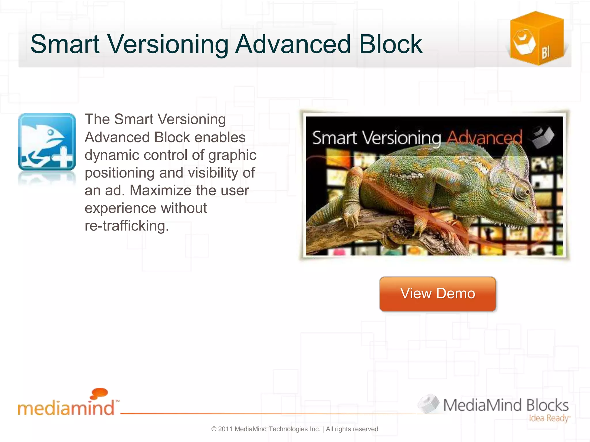MediaMind Blocks - Sales Presentation | PPT