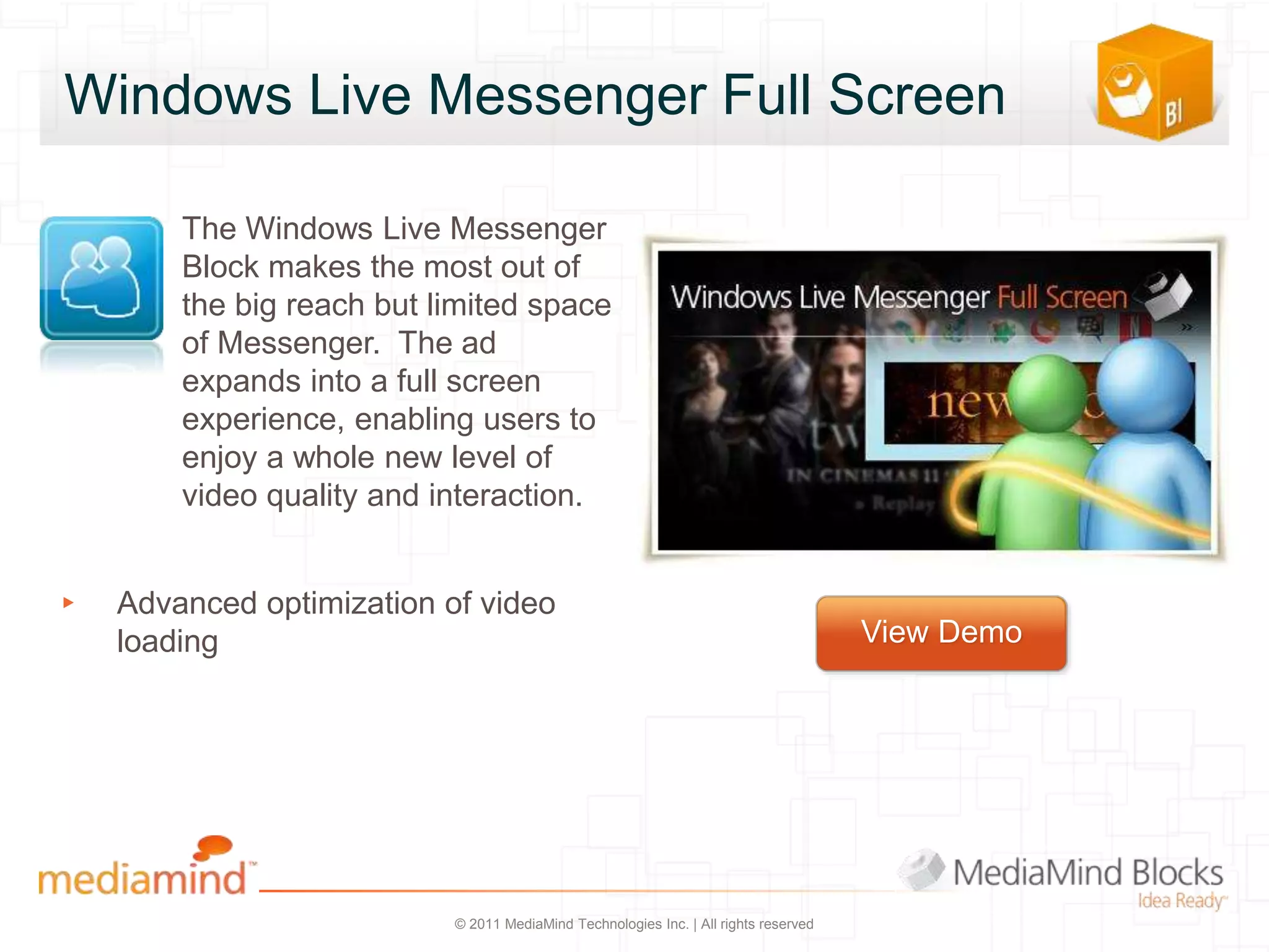 MediaMind Blocks - Sales Presentation | PPT