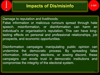 Media Misinformation, disinformation and countermeasures.ppt