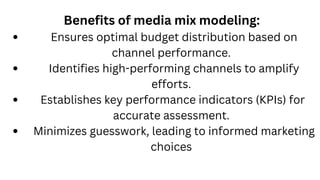 Media Mix Modeling The Key To Strategic Marketing.pdf