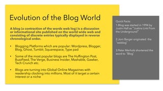 Media Moments Blog World | PPT