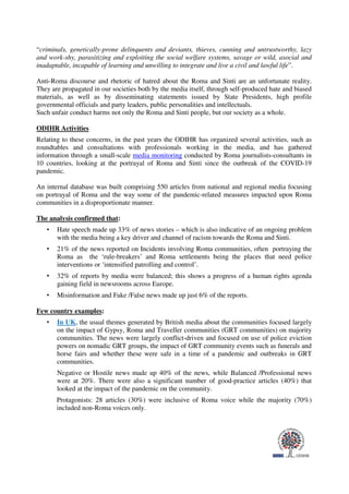 Media monitoring by ODIHR CPRSI - Dan Doghi presentation | PDF