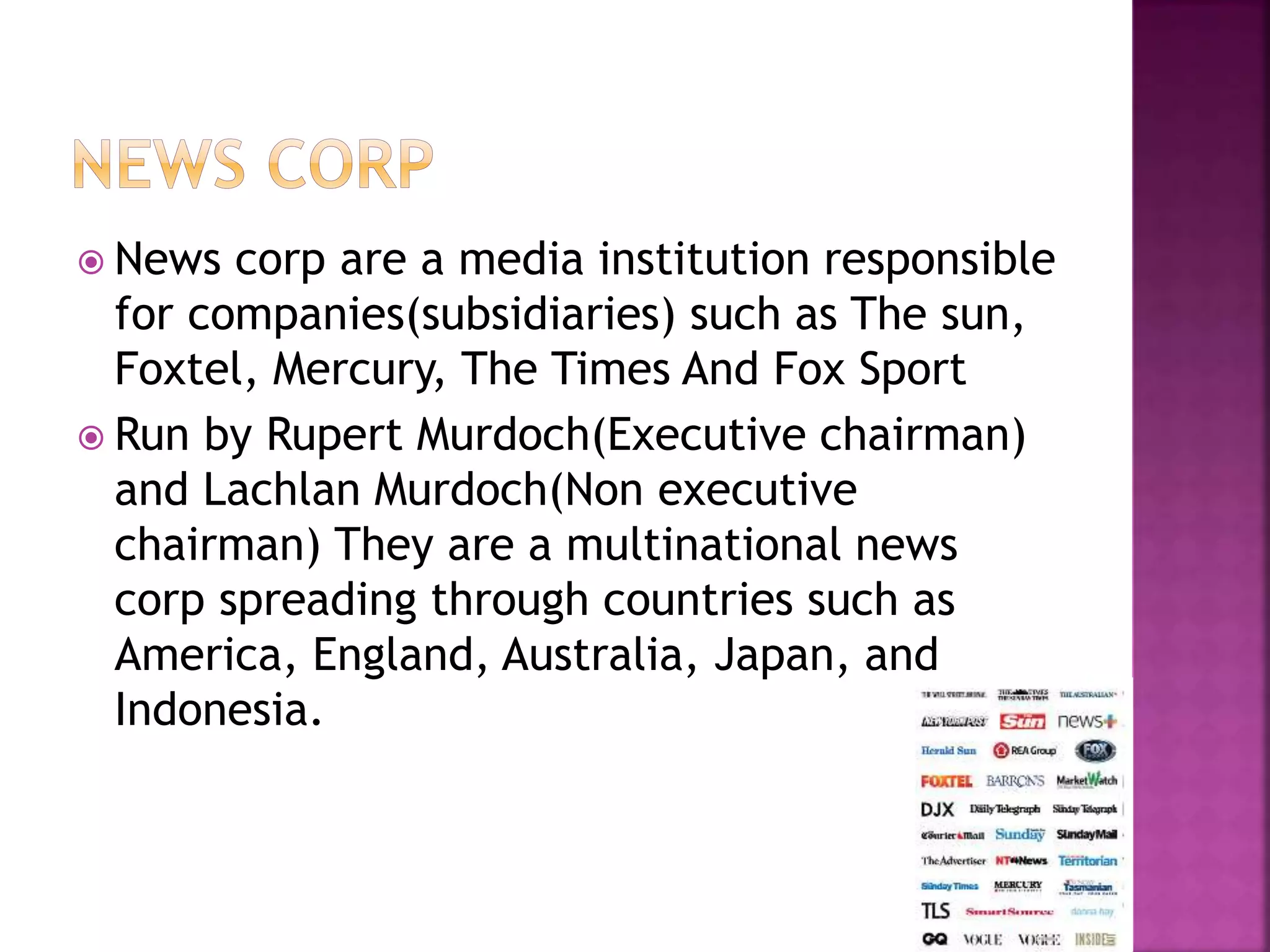 Media monopolies | PPT