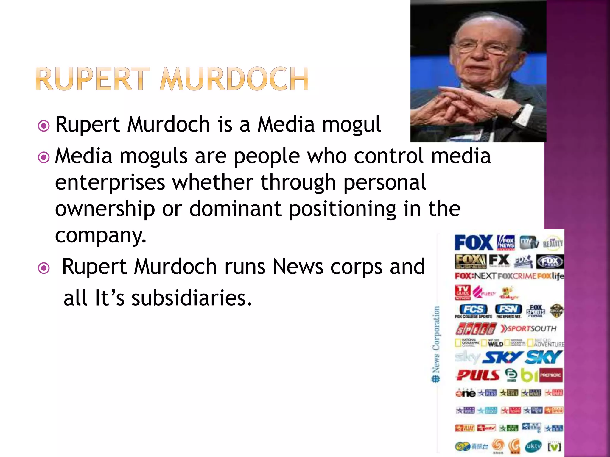 Media monopolies | PPT