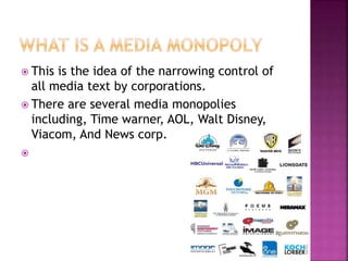 Media monopolies | PPTX