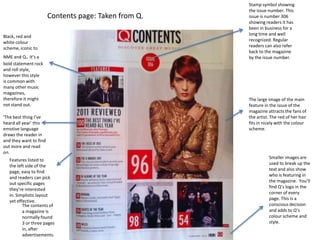 Music magazine's (analysis) | PPT
